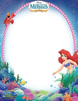 Ariel clipart frame, Ariel frame Transparent FREE for download on ...