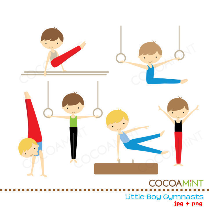 Boys clipart gymnastics, Boys gymnastics Transparent FREE for download ...