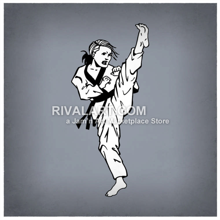Brave clipart karate girl, Brave karate girl Transparent FREE for ...