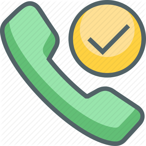 Checkmark clipart phone call, Checkmark phone call Transparent FREE for ...