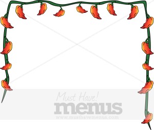 Chili clipart border, Chili border Transparent FREE for download on ...