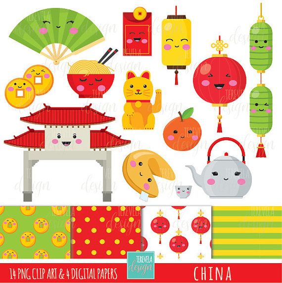 China clipart set, China set Transparent FREE for download on ...