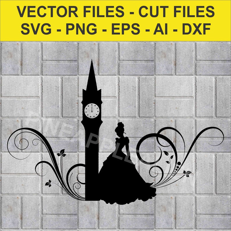 Cinderella clipart clock tower, Cinderella clock tower Transparent FREE ...