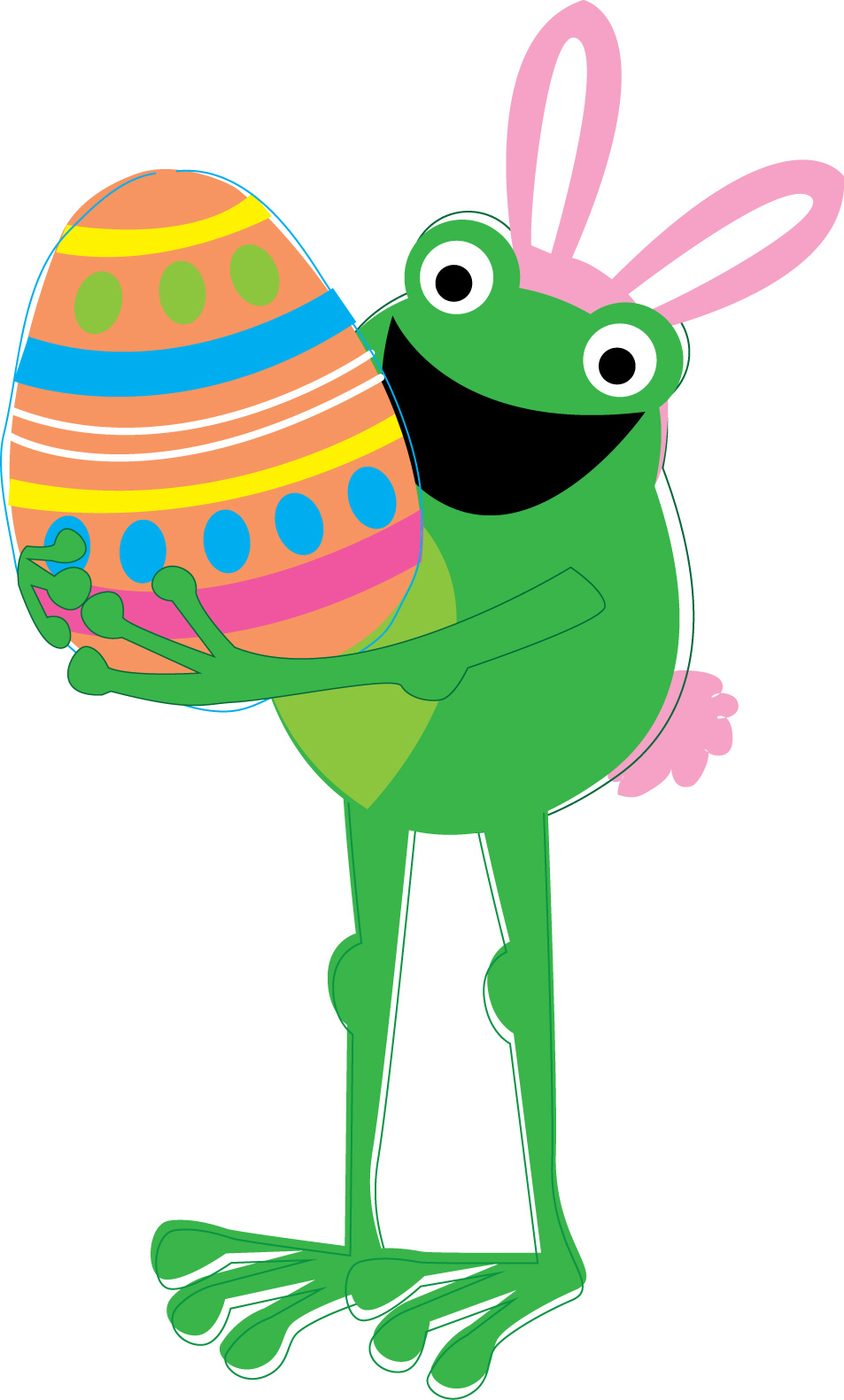 Frog clipart easter, Frog easter Transparent FREE for download on ...