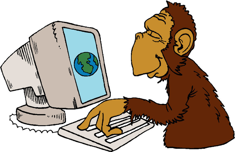 Clipart monkey computer, Clipart monkey computer Transparent FREE for ...