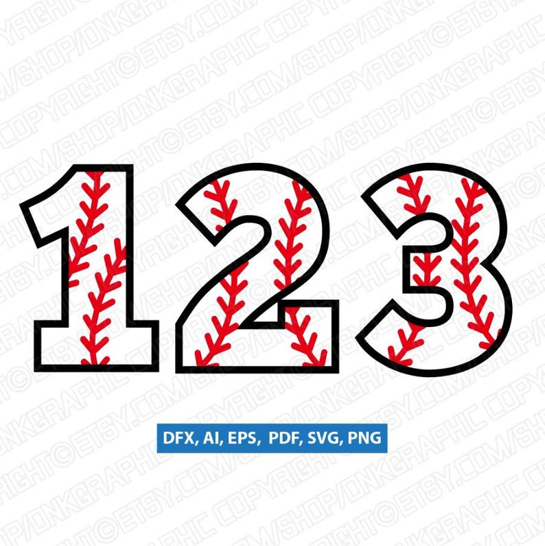 Clipart numbers softball, Picture #2462240 clipart numbers softball