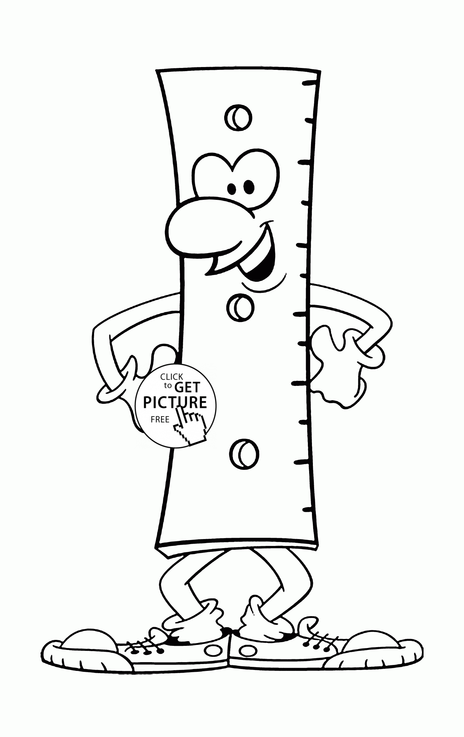 Clipart ruler coloring page, Picture #2481496 clipart ruler coloring page