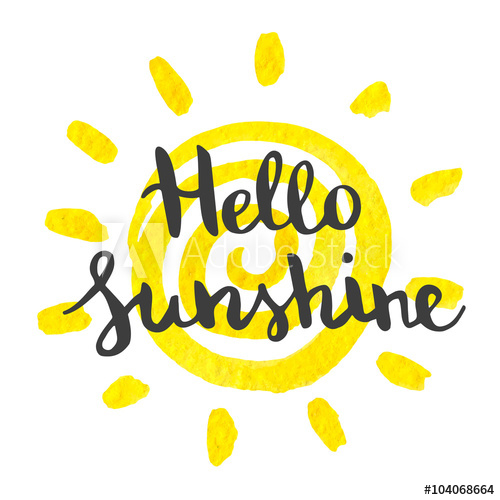 Clipart sunshine hello sunshine, Clipart sunshine hello sunshine ...