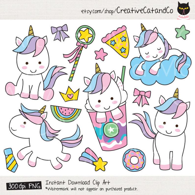 Clipart unicorn cute, Clipart unicorn cute Transparent FREE for ...