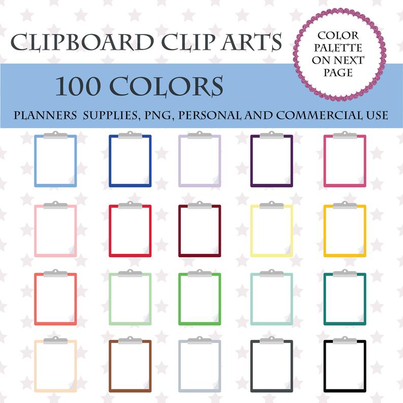 Clipboard clipart colorful, Clipboard colorful Transparent FREE for ...