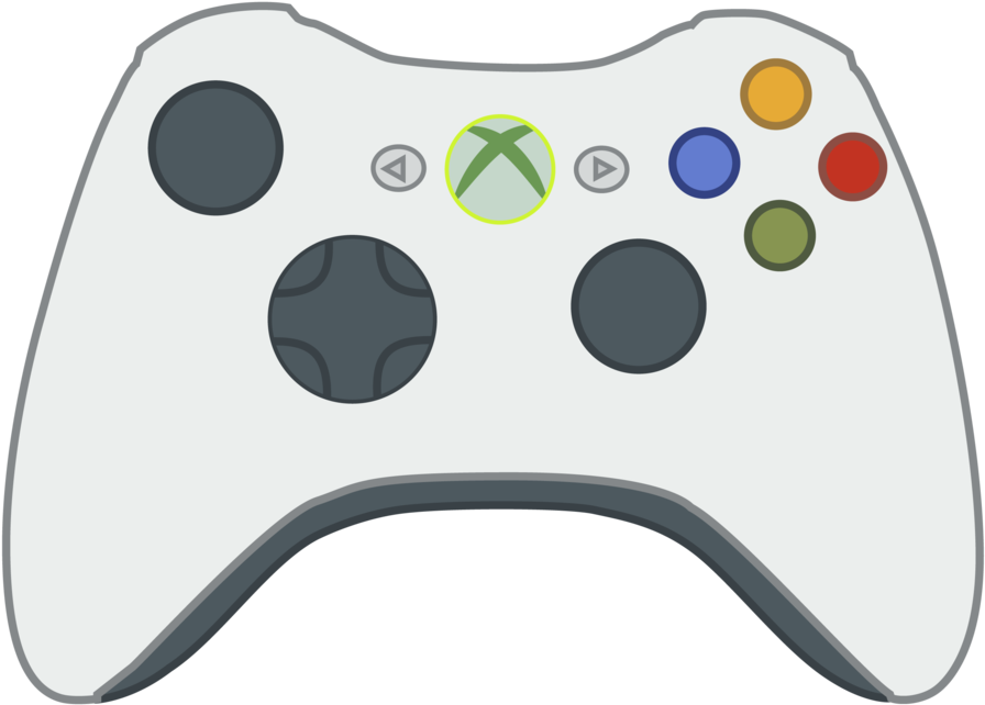 Controller clipart xbox symbol, Controller xbox symbol Transparent FREE ...