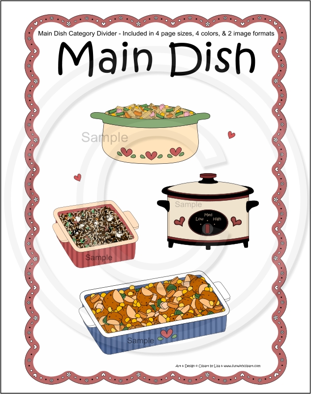 Cookbook clipart main dish, Cookbook main dish Transparent FREE for ...