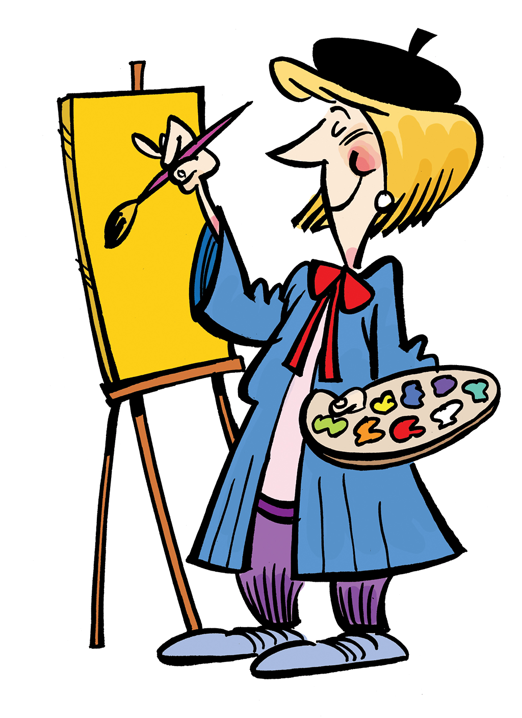 Creative clipart artist easel, Creative artist easel Transparent FREE ...
