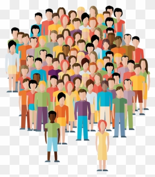 Crowd clipart population density, Crowd population density Transparent ...