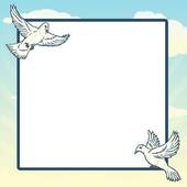 Dove clipart border, Dove border Transparent FREE for download on ...