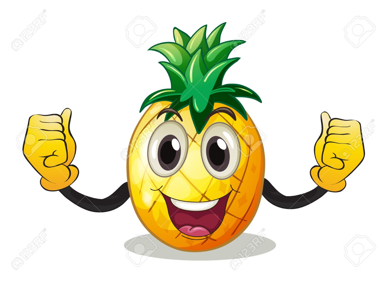 Faces clipart pineapple, Picture #2673964 faces clipart pineapple