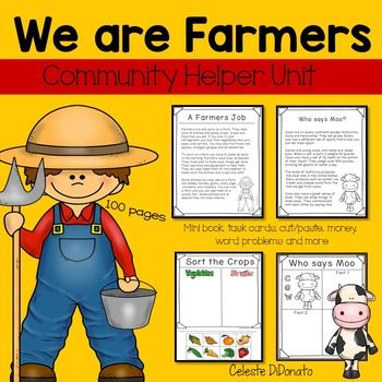 Farmers clipart community helper, Farmers community helper Transparent ...
