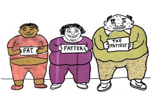 Fat Broad Cartoon