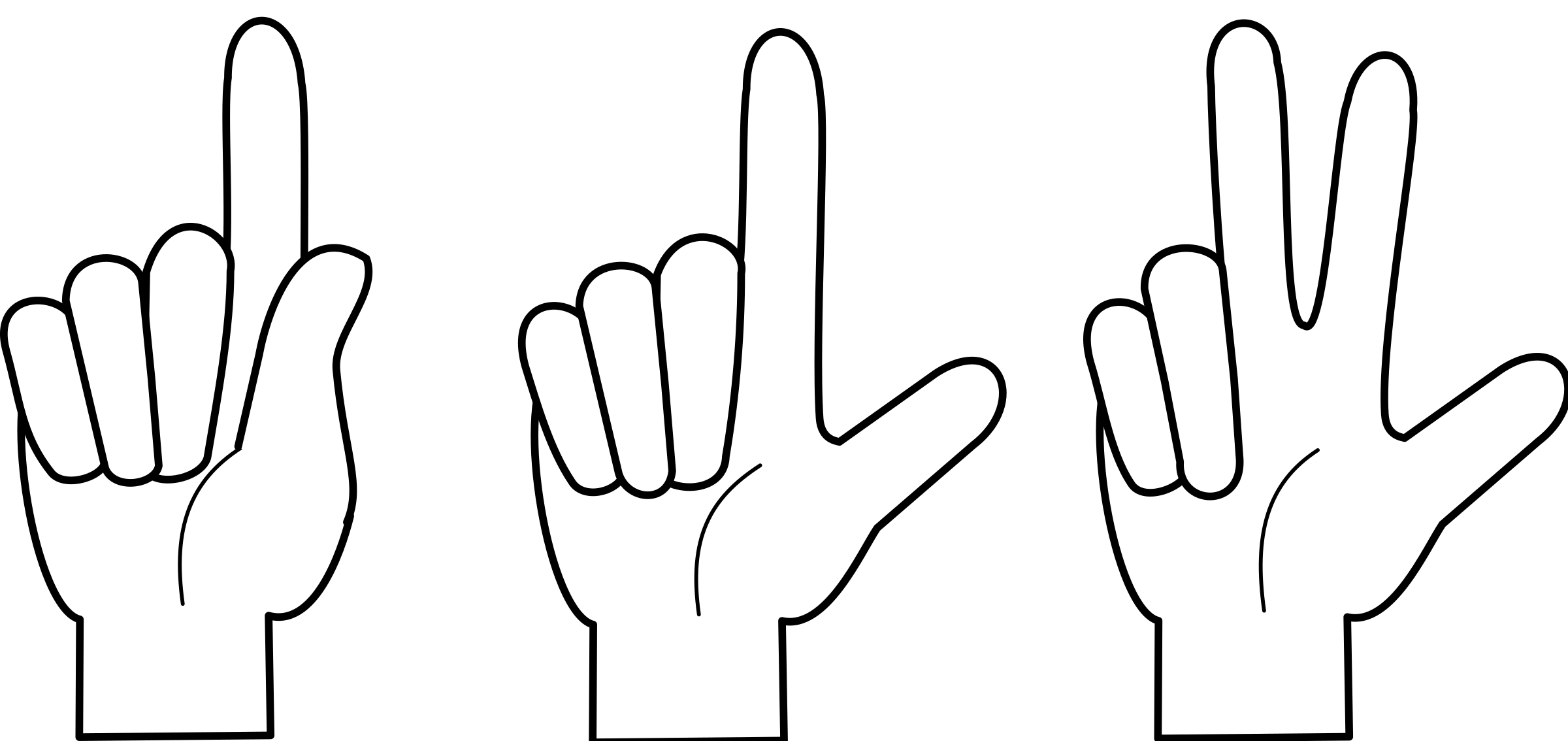 Fingers Clipart Three Finger Picture 1099340 Fingers Clipart Three Finger