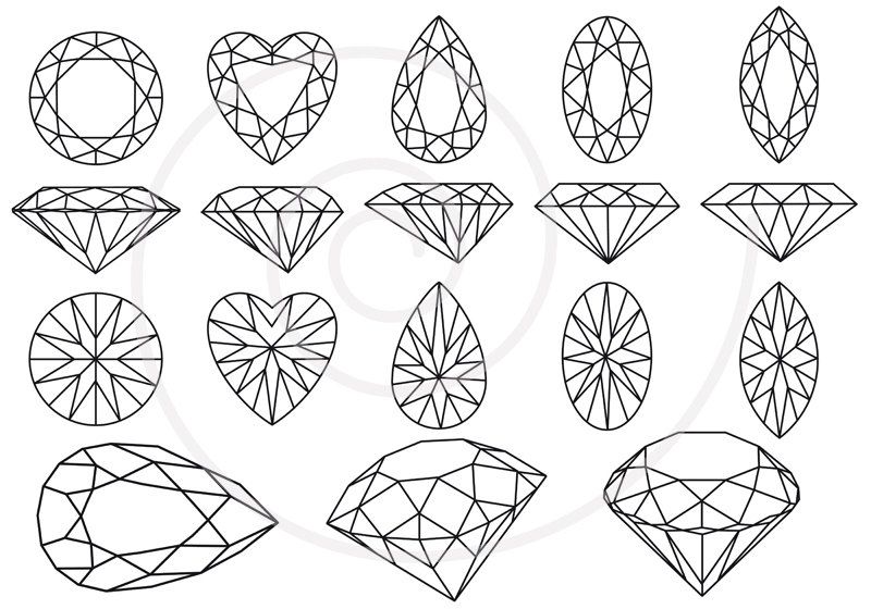 Jewel clipart printable, Jewel printable Transparent FREE for download ...