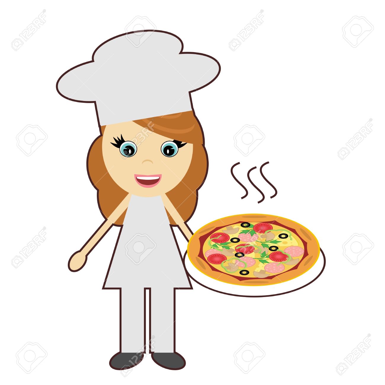 Girls clipart pizza, Girls pizza Transparent FREE for download on ...