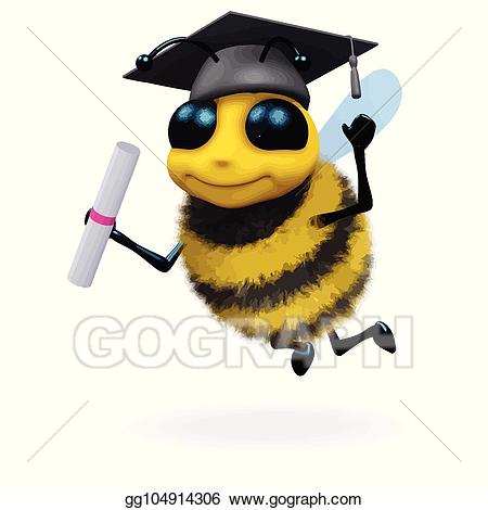Graduate clipart bee, Graduate bee Transparent FREE for download on ...