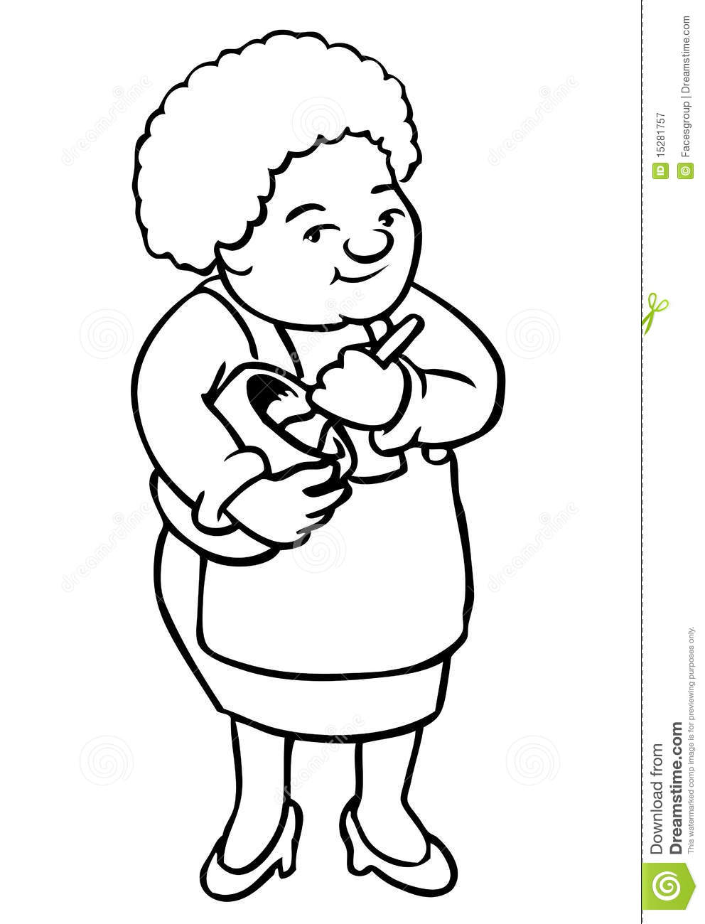 Grandma clipart outline, Picture #2770737 grandma clipart outline