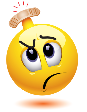 Headache clipart smiley, Picture #2801759 headache clipart smiley