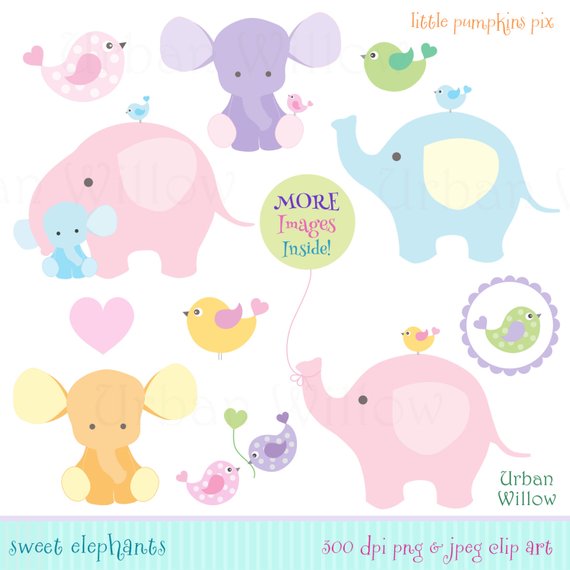 Infant clipart pink blue elephant, Picture #2845525 infant clipart pink ...