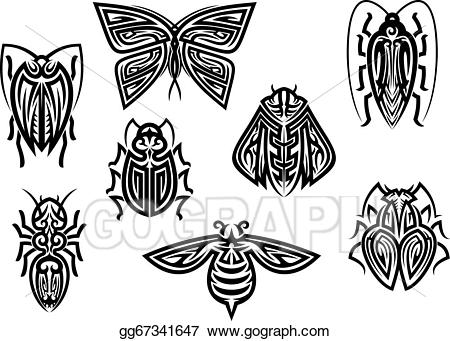 Insects clipart tribal, Picture #2848194 insects clipart tribal
