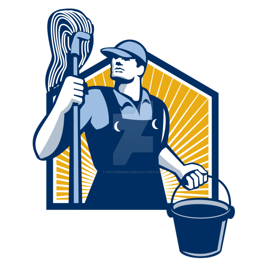 Janitor clipart cleaner, Janitor cleaner Transparent FREE for download ...