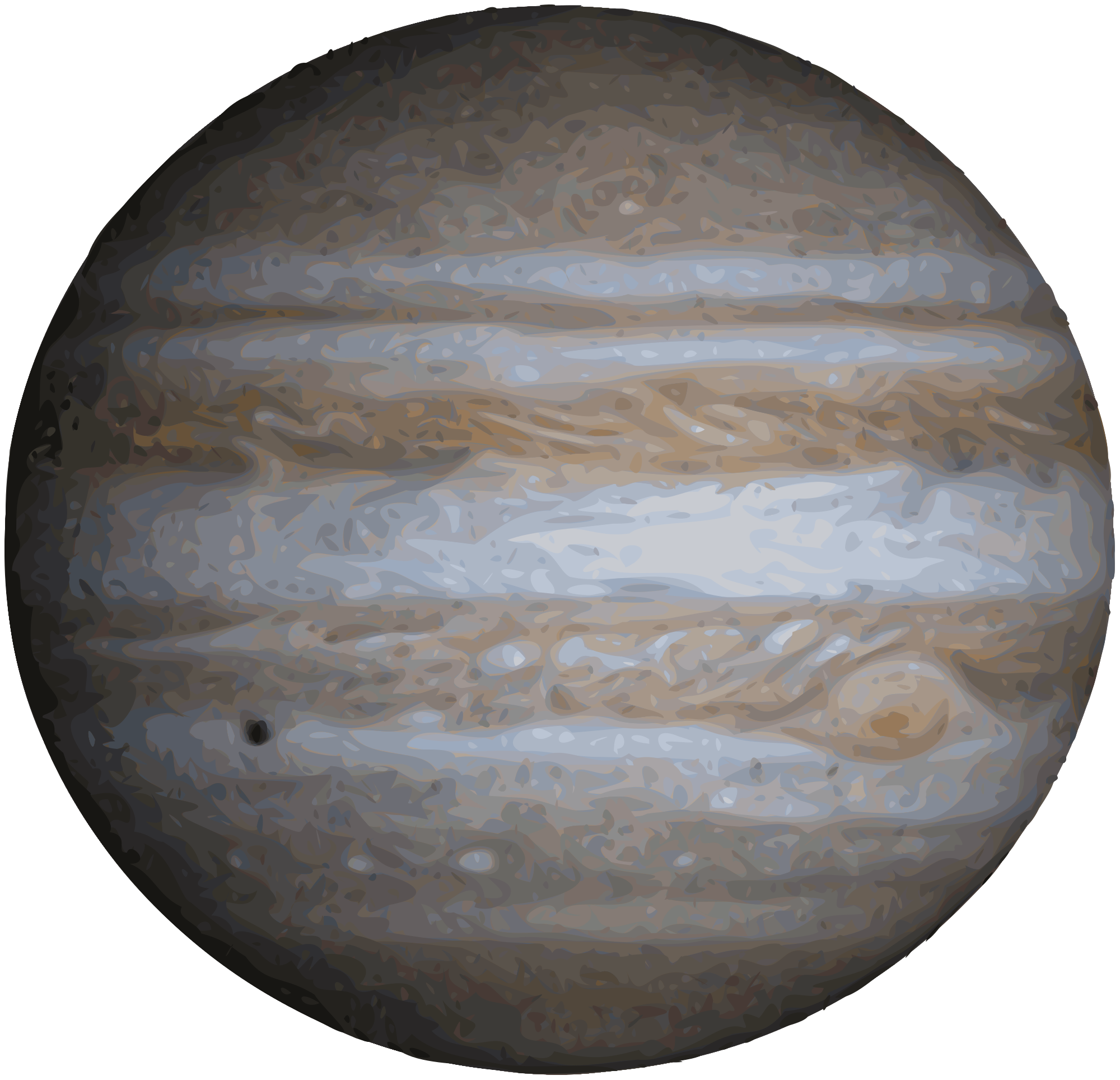 Jupiter clipart brown colour, Jupiter brown colour Transparent FREE for ...