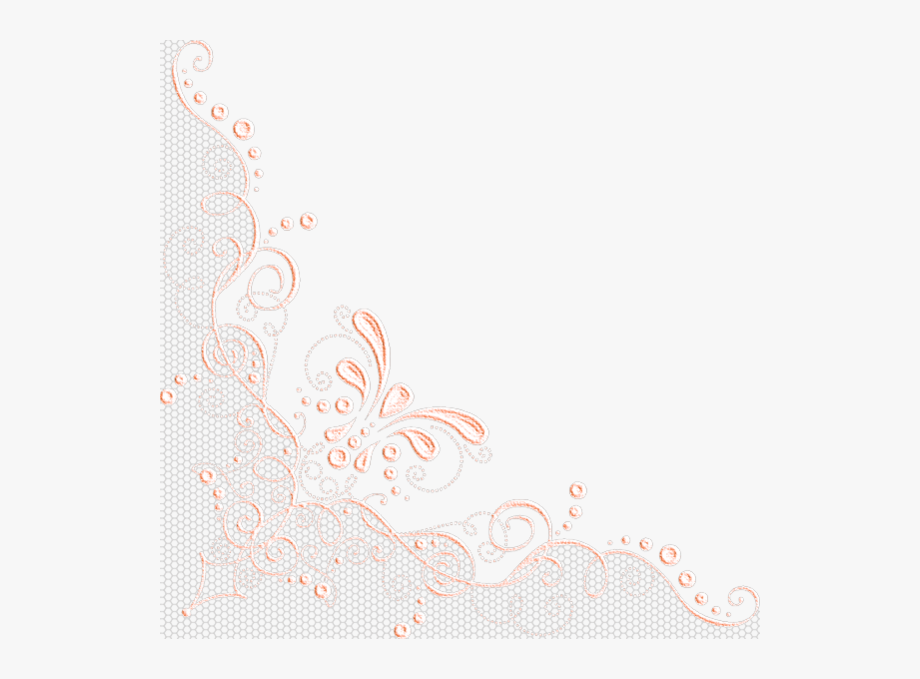 Lace Corner Border Clip Art