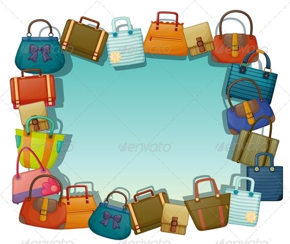 Luggage clipart border, Luggage border Transparent FREE for download on ...