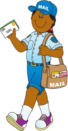 Mail clipart mail lady, Mail mail lady Transparent FREE for download on ...