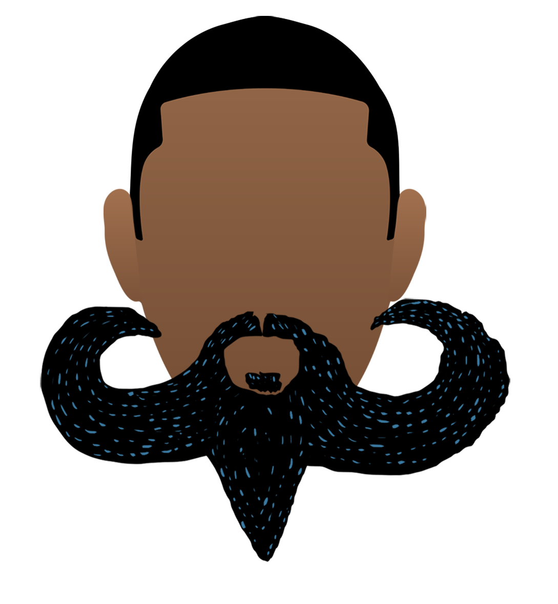 Moustache clipart fu manchu, Moustache fu manchu Transparent FREE for ...