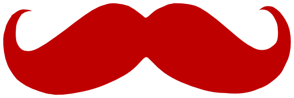 Mustache clipart red, Mustache red Transparent FREE for download on ...