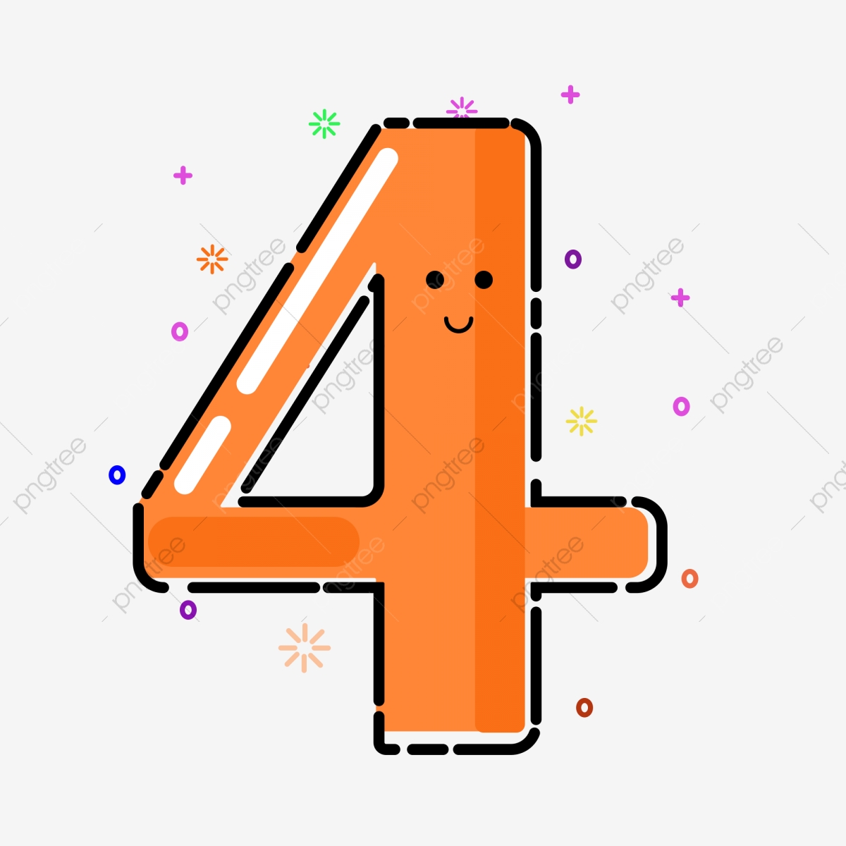 Number 4 clipart decorative, Picture #3017429 number 4 clipart decorative