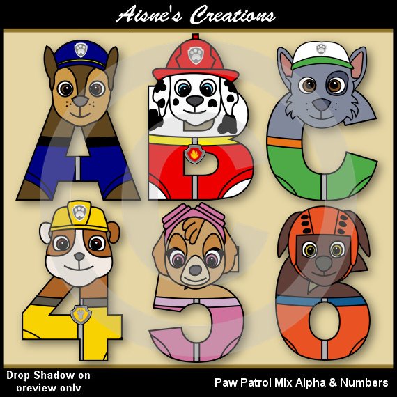 Numbers clipart paw patrol, Picture #3019132 numbers clipart paw patrol