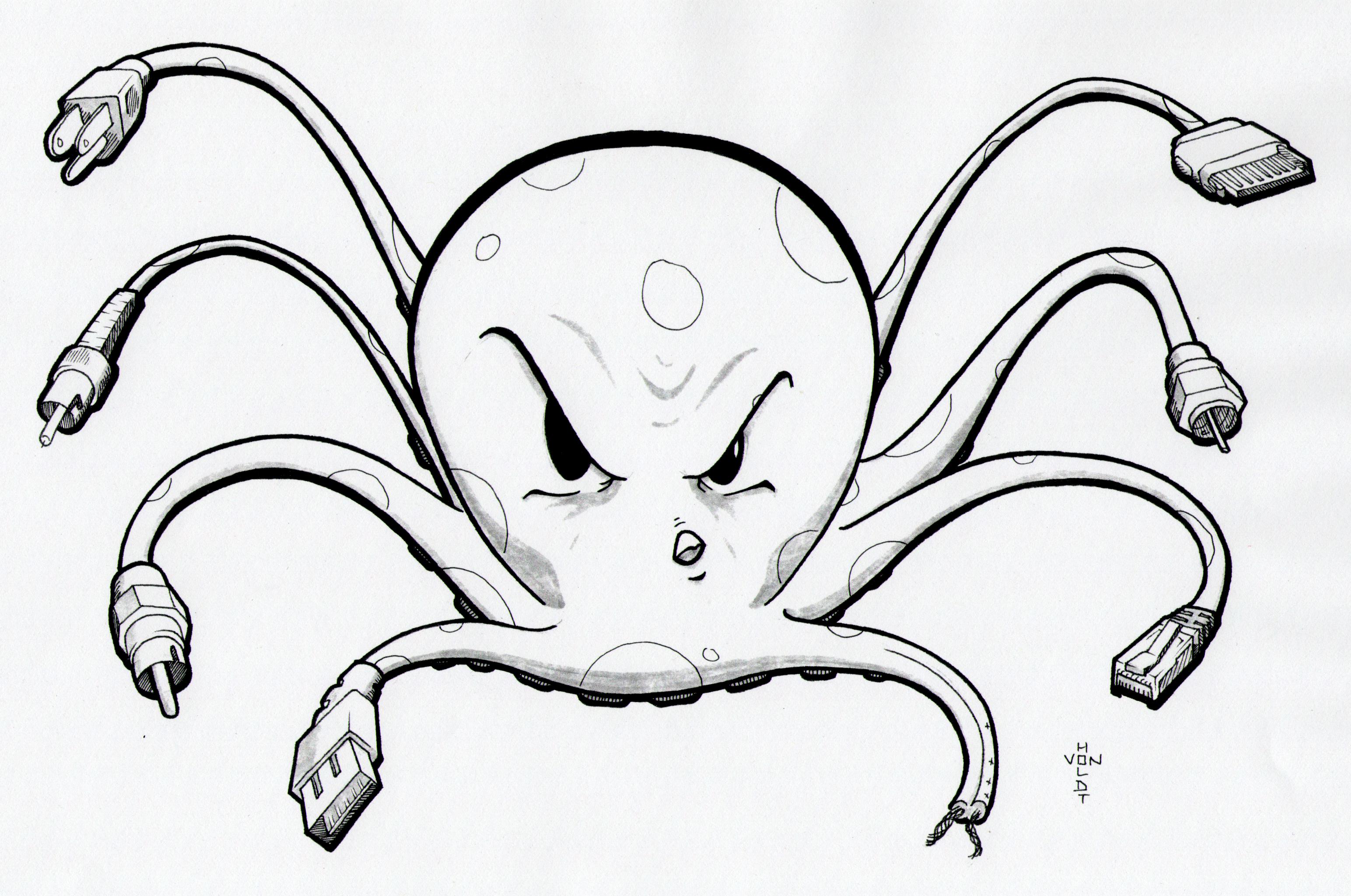 Octopus clipart wiring, Picture #3024248 octopus clipart wiring