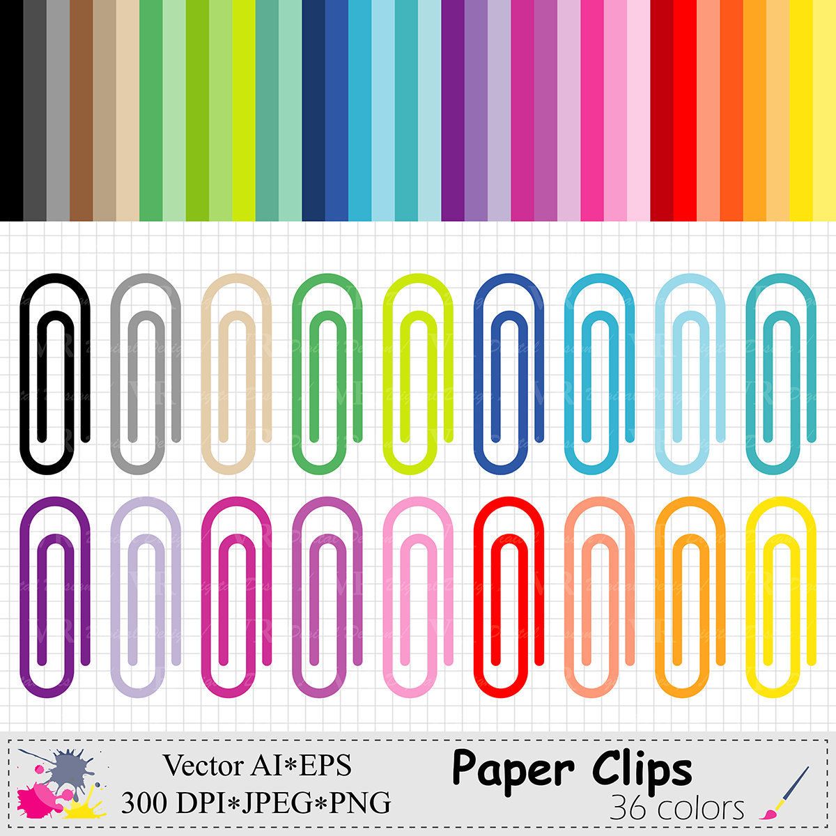 Paperclip clipart rainbow, Paperclip rainbow Transparent FREE for ...