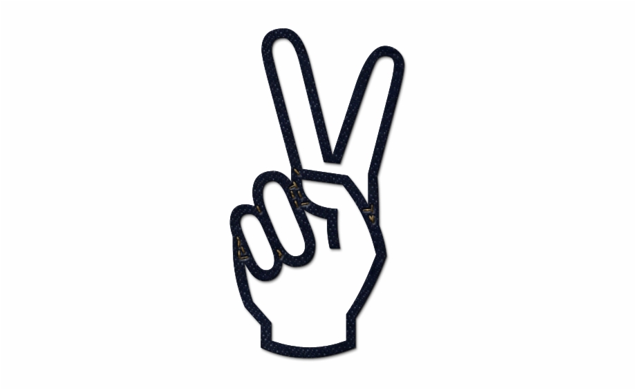 Peace clipart hand signal, Peace hand signal Transparent FREE for ...