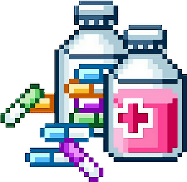 Pills clipart pixel art, Pills pixel art Transparent FREE for download ...