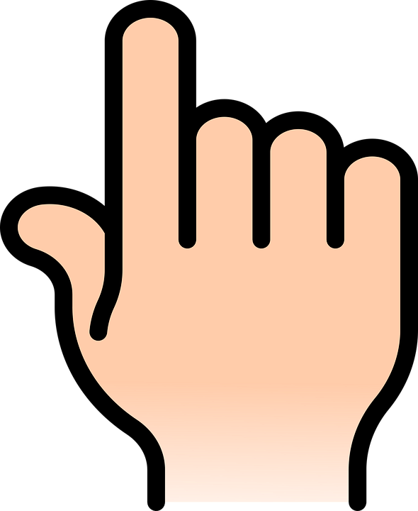 Pointing clipart first finger, Pointing first finger Transparent FREE ...