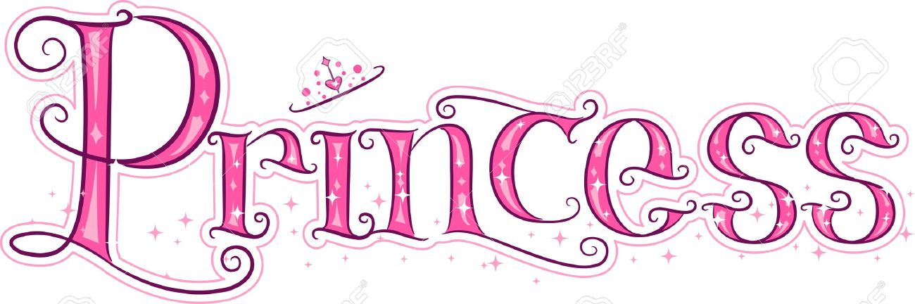 Princess Word Clipart Dina