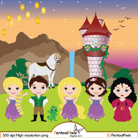 Rapunzel clipart fairy tale, Rapunzel fairy tale Transparent FREE for ...