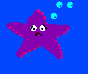 Starfish clipart sad, Picture #3173143 starfish clipart sad