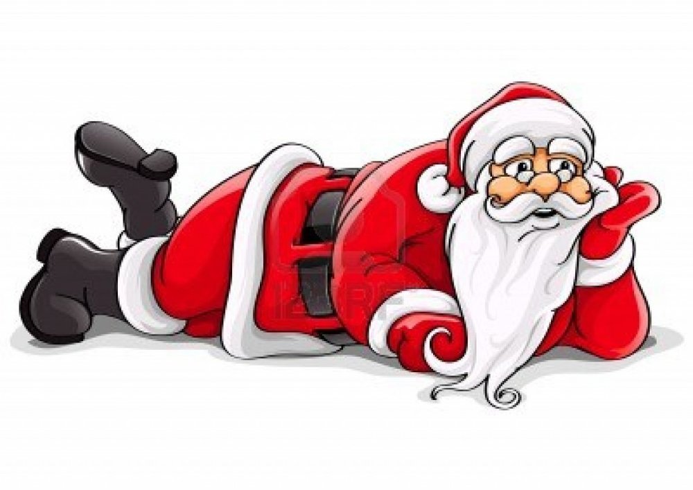 Santa clipart thinking, Santa thinking Transparent FREE for download on ...