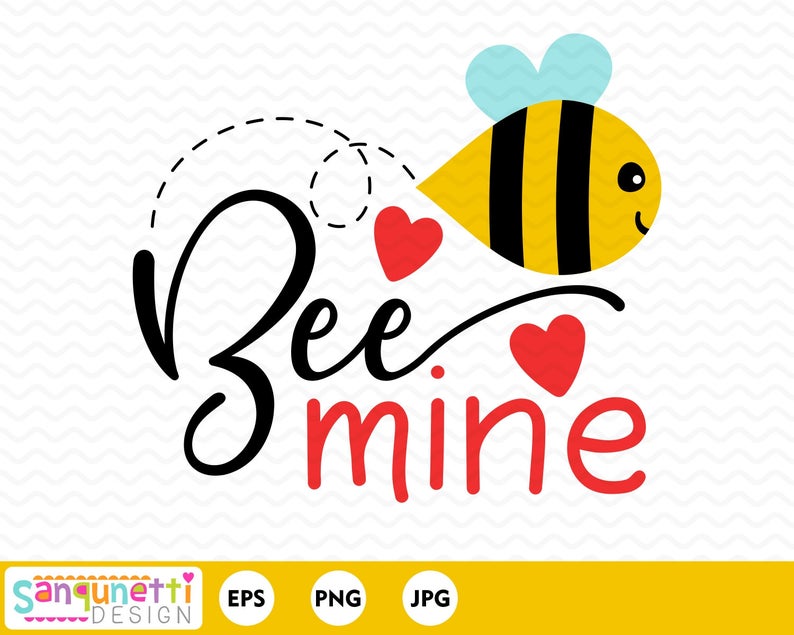 Valentine Bee Clip Art For Teachers